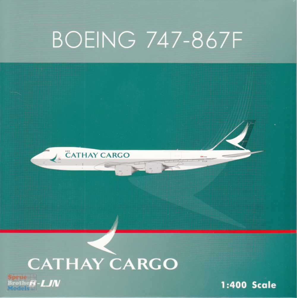 PHX04575 1:400 Phoenix Model Cathay Cargo B747-8F Reg #B-LJN (pre ...