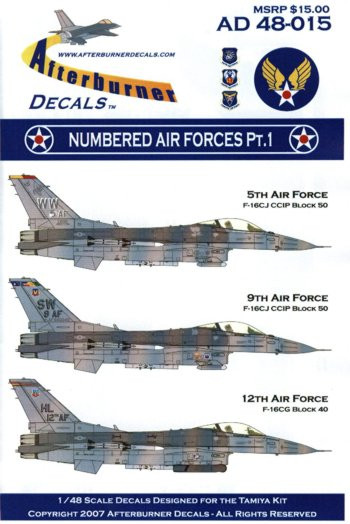 Afterburner Decals Products - Sprue Brothers Models LLC