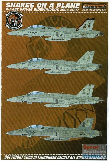 Afterburner Decals Products - Sprue Brothers Models LLC