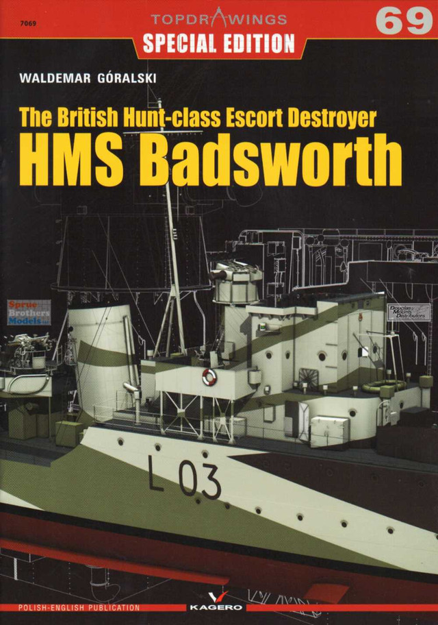 KAG07069 Kagero Topdrawings – The British Hunt Class Destroyer Escort ...