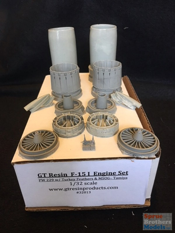 GTR32013 1:32 GT Resin F-15I Ra'am Engine Set [PW 229 with Turkey ...