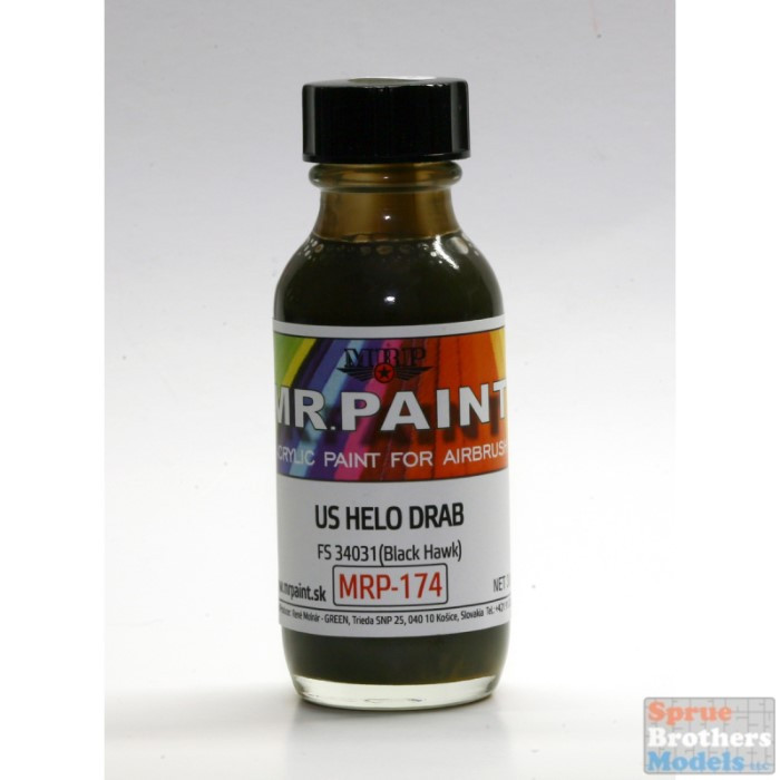 MRP349 MRP/Mr Paint - SCC No.15 Olive Drab (British WW2 AFV) 30ml (for ...