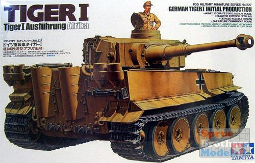 TAM35227 1:35 Tamiya Tiger I Initial Production Afrika #35227 - Sprue ...
