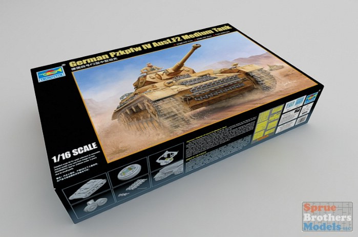 TRP00919 1:16 Trumpeter Panzer Pz.Kpfw.IV Ausf F2 Medium Tank - Sprue ...