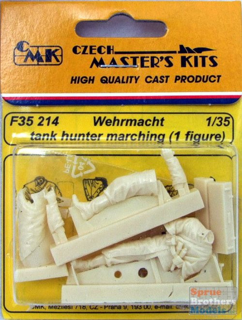 CMKF35214 1:35 CMK Figures - Wehrmacht Tank Hunter Marching (1 figure ...
