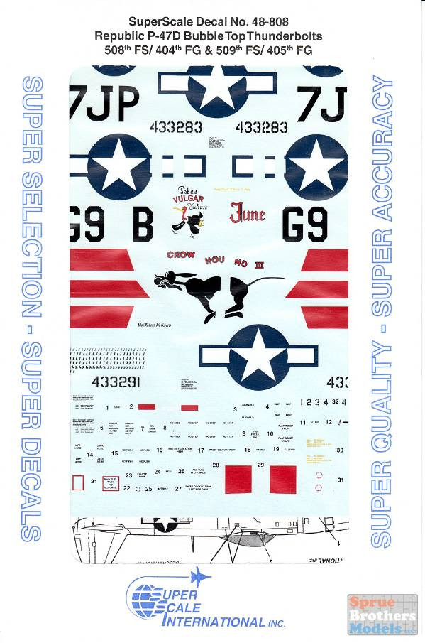 ECL48104 1:48 Eagle Editions P-47D Thunderbolt Bubbletop #48104 - Sprue ...