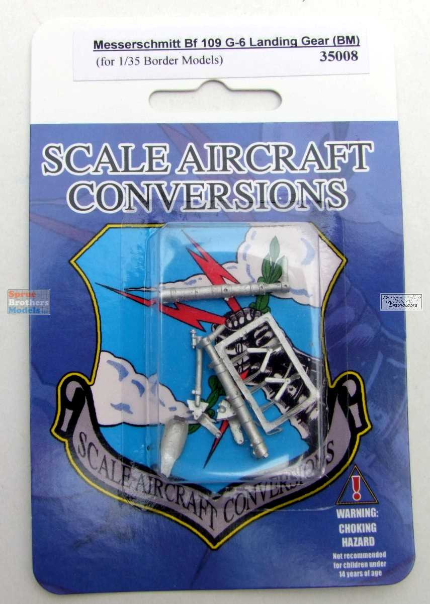 SAC35008 1:35 Scale Aircraft Conversions - Bf109G-6 Landing Gear (BDM ...
