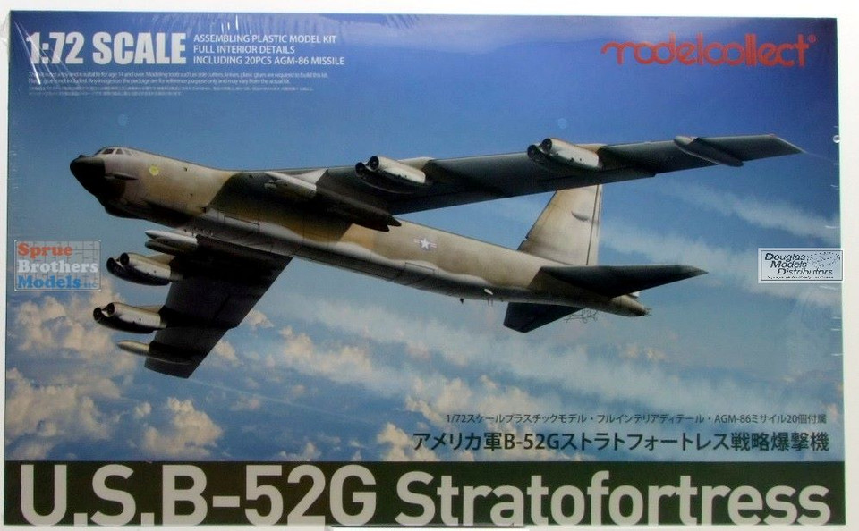 MOC72212 1:72 Modelcollect USAF B-52G Stratofortress with AGM-86 Cruise ...