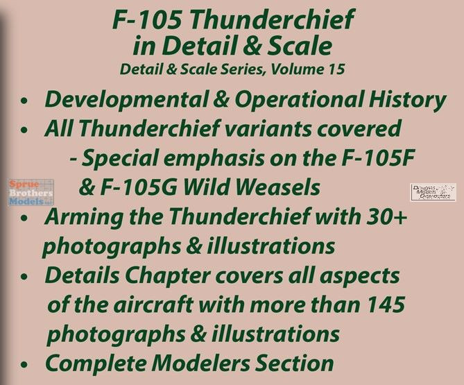 DAS942491 Detail & Scale Books - F-105 Thunderchief - Sprue Brothers ...