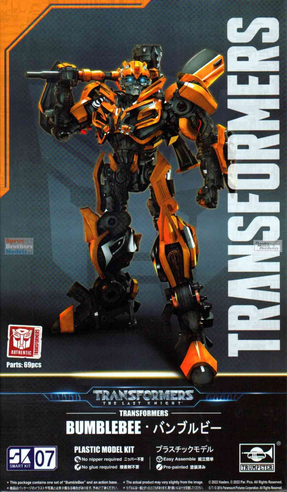 TRP08105 Trumpeter Transformers The Last Knight - Bumblebee (Easy Build ...