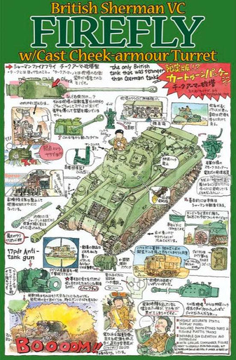 ASU35011 1:35 Asuka British Sherman Vc with Cast Cheek Armor Turret ...