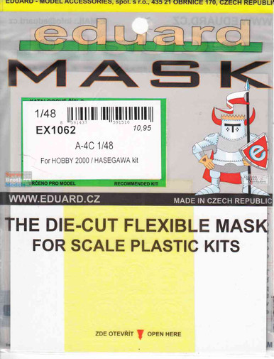 EDUEX1062 1:48 Eduard Mask - A-4C Skyhawk (HAS/H2K kit) - Sprue ...