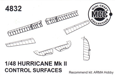 MCC48032 1:48 Mini Craft Collection Hurricane Mk.II Control Surfaces ...