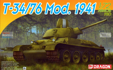 DML7259 1:72 Dragon T-34/76 Mod 1941 - Sprue Brothers Models LLC