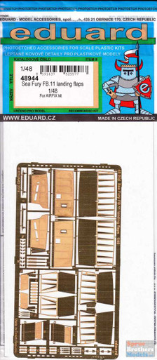 EDU48944 1:48 Eduard PE - Sea Fury FB.11 Landing Flaps (AFX kit ...