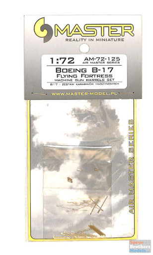 MASAM72125 1:72 Master Model B-17 Flying Fortress Machine Gun Barrels ...