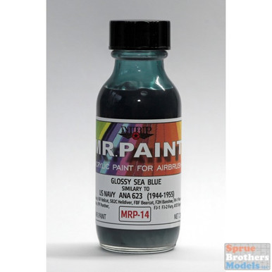 MRP014 MRP/Mr Paint - WW2 US Sea Blue ANA623 FS15042 30ml (for Airbrush ...