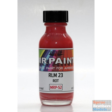 MRP052 MRP/Mr Paint - RLM 23 Rot 30ml (for Airbrush only) - Sprue ...