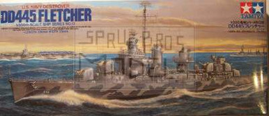 TAM78012 1:350 Tamiya USS Fletcher DD445 US Navy WWII Destroyer #78012 ...