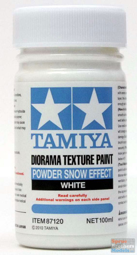 TAM87120 Tamiya Diorama Texture Paint - Powder Snow Effect White 100ml ...