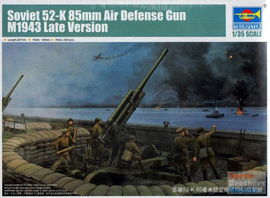 TRP02342 1:35 Trumpeter Soviet 52-K 85mm Air Defense Gun M1943 Late ...