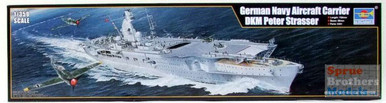 TRP05628 1:350 Trumpeter German Navy Aircraft Carrier DKM Peter ...