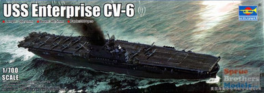 TRP06708 1:700 Trumpeter USS Enterprise CV-6 - Sprue Brothers Models LLC