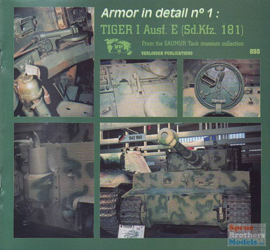 VER0858 Verlinden Armor In Detail #1 - Tiger I Ausf E Sd.Kfz.181 ...