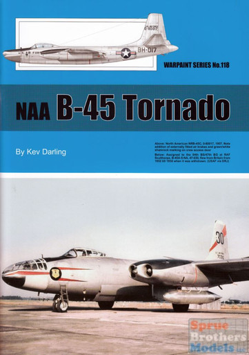 WPT118 Warpaint Books - NAA B-45 Tornado - Sprue Brothers Models LLC