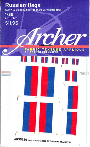 ART35526 1:35 Archer - Russian Flags - Sprue Brothers Models LLC