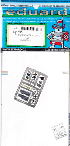EDU491330 1:48 Eduard Color PE - F-16C Falcon Block 40 [2006+] Detail ...