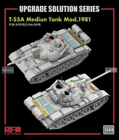 RFMRM2055 1:35 Rye Field Model T-55A Tank Mod. 1981 Upgrade Set (RFM ...