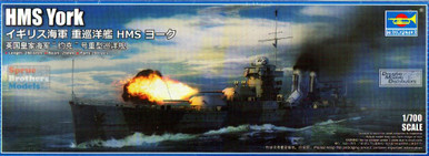TRP06745 1:700 Trumpeter HMS York - Sprue Brothers Models LLC