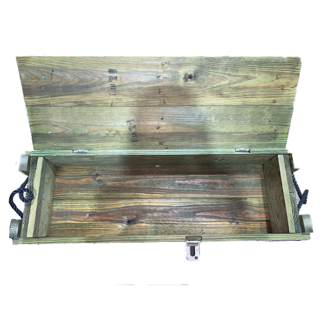 Military Wooden Gun Crate Small Rifle Container - SGT TROYS