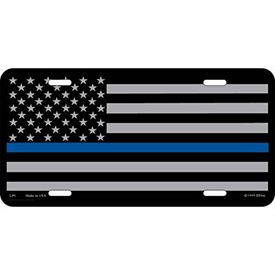 Blue Line License Plate - SGT TROYS