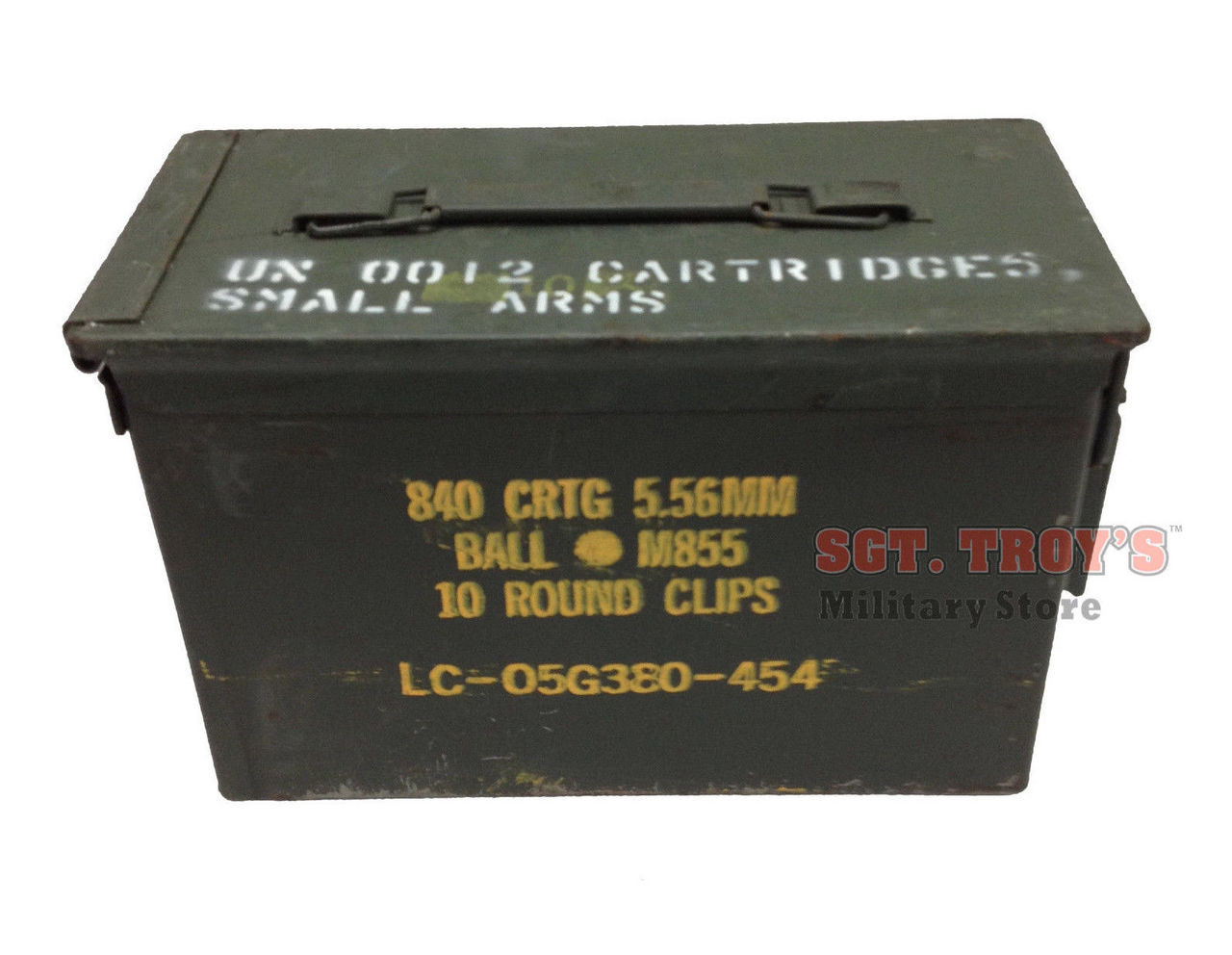 .50 CAL 5.56mm Ammo Can Fair Condition | SGT TROYS | FREE SHIPPING ...