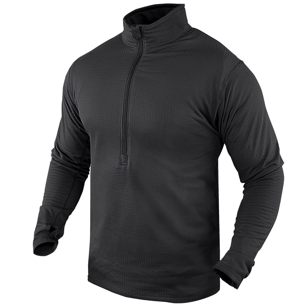 ECWCS Base II Military Generation III Zip Pullover Waffle Thermal Top ...