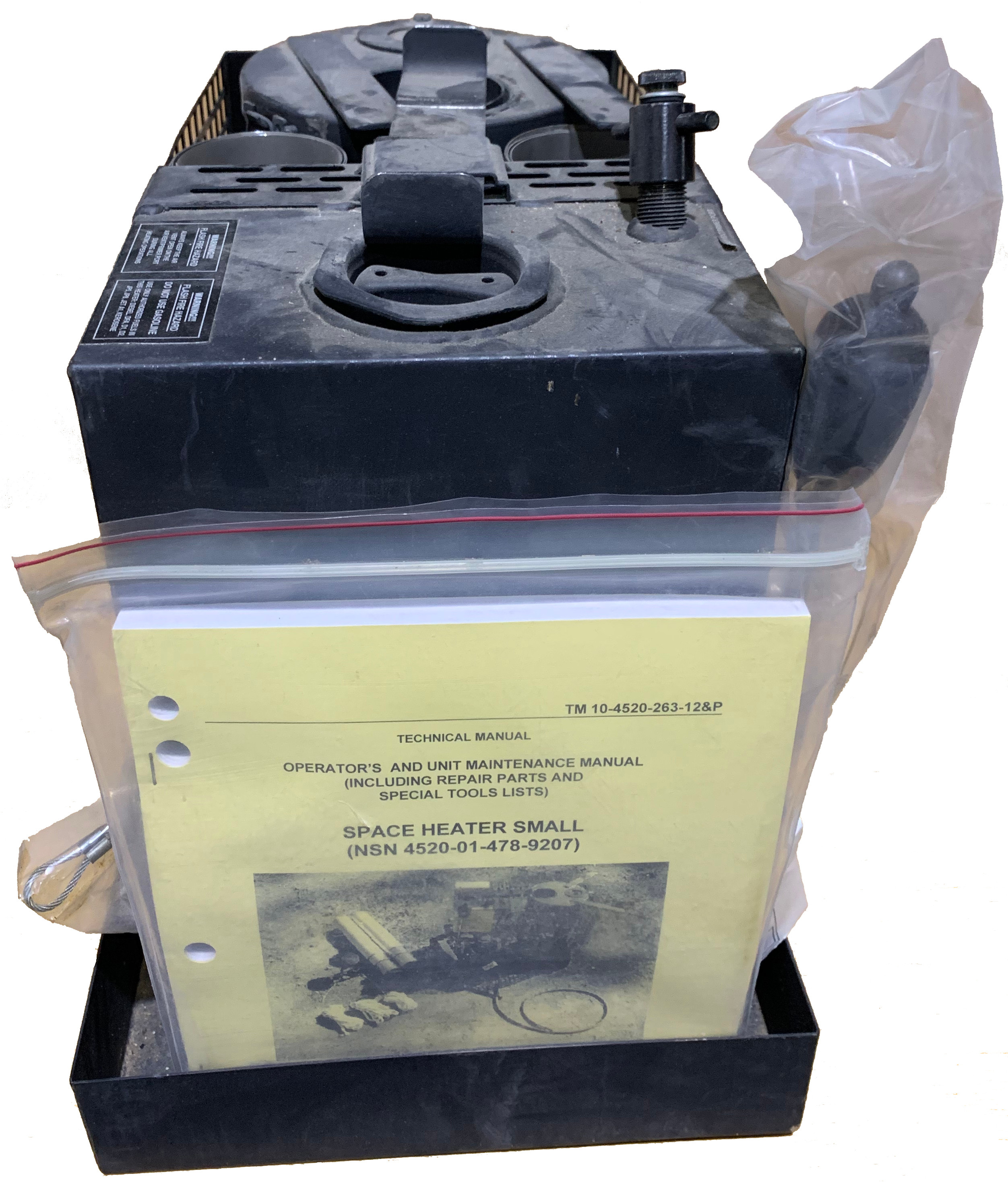Hunter Military Space Heater Small Off Grid Portable Multi-Fuel 2001 ...