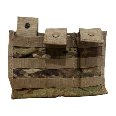 Military Multicam OCP Double Mag Pouch MOLLE