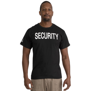 Security Tee 2-Sided with Flag on Sleeve