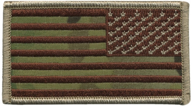 U.S Flag Patch, Reverse, Desert OCP - SGT TROYS