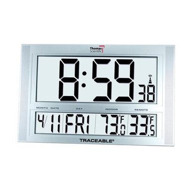 Traceable Giant-Digits Radio Atomic Cloc - Franklin Young Int'l Inc