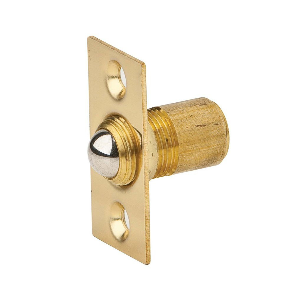 Ives Commercial 345B3 Solid Brass Adjustable Ball Catch Bright Brass Finish