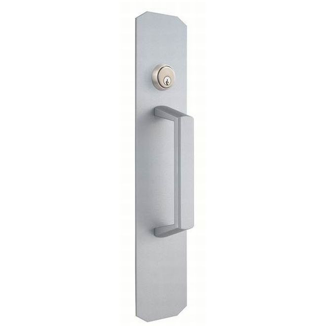 Dormakaba QET375690 Statuary Bronze Night Latch Escutcheon Pull