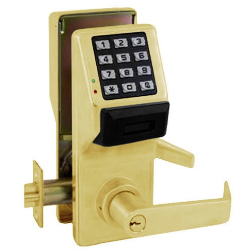 Alarm Lock PDL5300IC-US3 Polished Brass Trilogy Electronic Double Sided ...