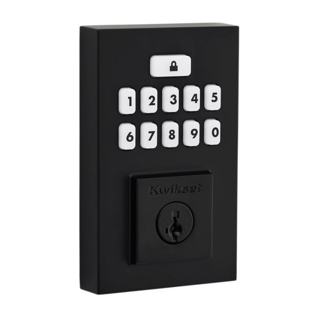 Kwikset 9260CNT-514S Contemporary SmartCode Keypad Electronic Deadbolt ...