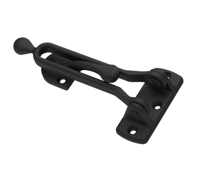 Baldwin 0250.190 Satin Black Security Door Guard