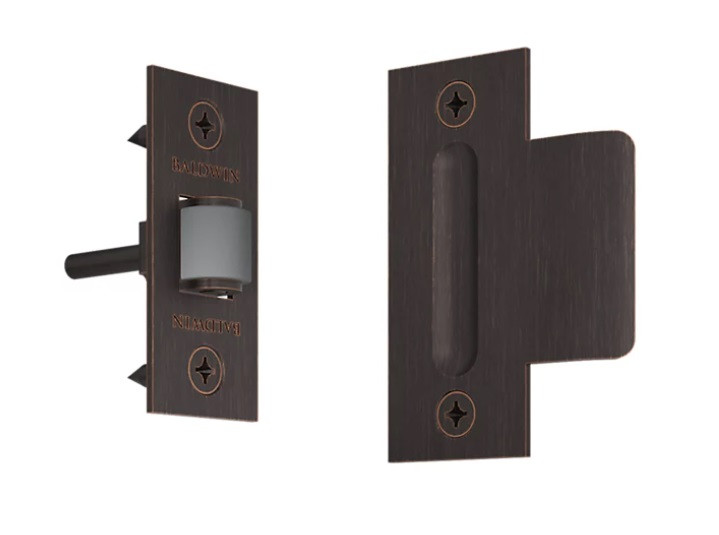 Baldwin 0440.112 Venetian Bronze Adjustable Roller Catch