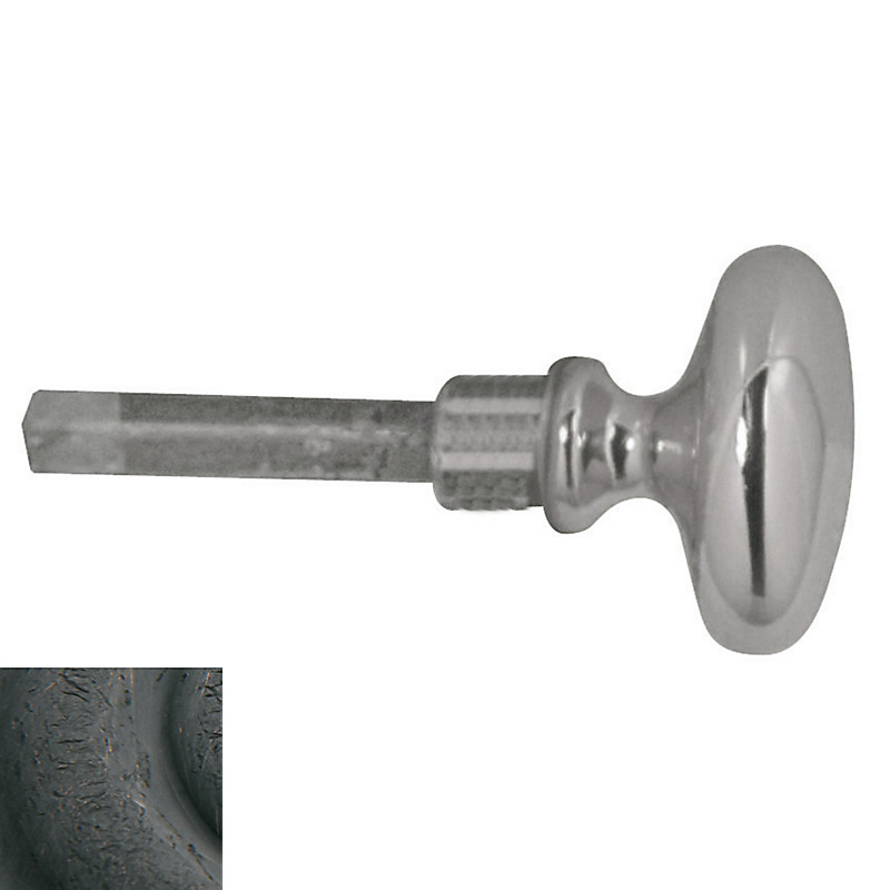 Baldwin 6721.402 Distressed Oil Rubbed Bronze Turn Knob for 6751 & 6756 ...