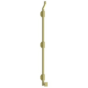 Deltana FPGM263 Polished Brass 26" Modern Offset Surface Bolt; Heavy Duty